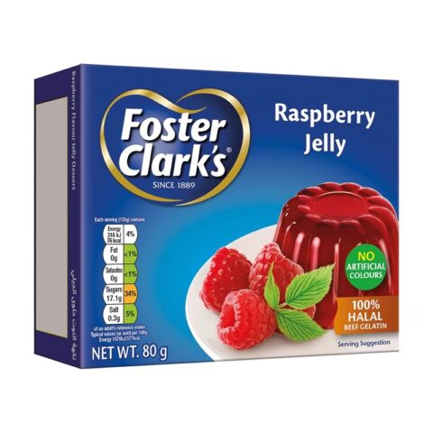 Raspberry Jelly Dessert Foster Clark's 80g - Spice N Nuts